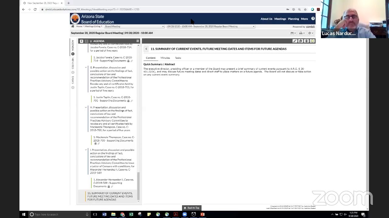 Board Meeting Youtube