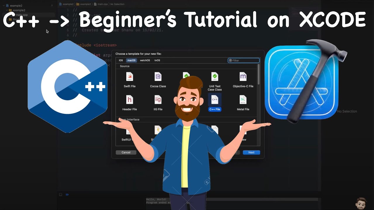 A C Beginners Tutorial In Xcode Apple Mac Coding C Xcode