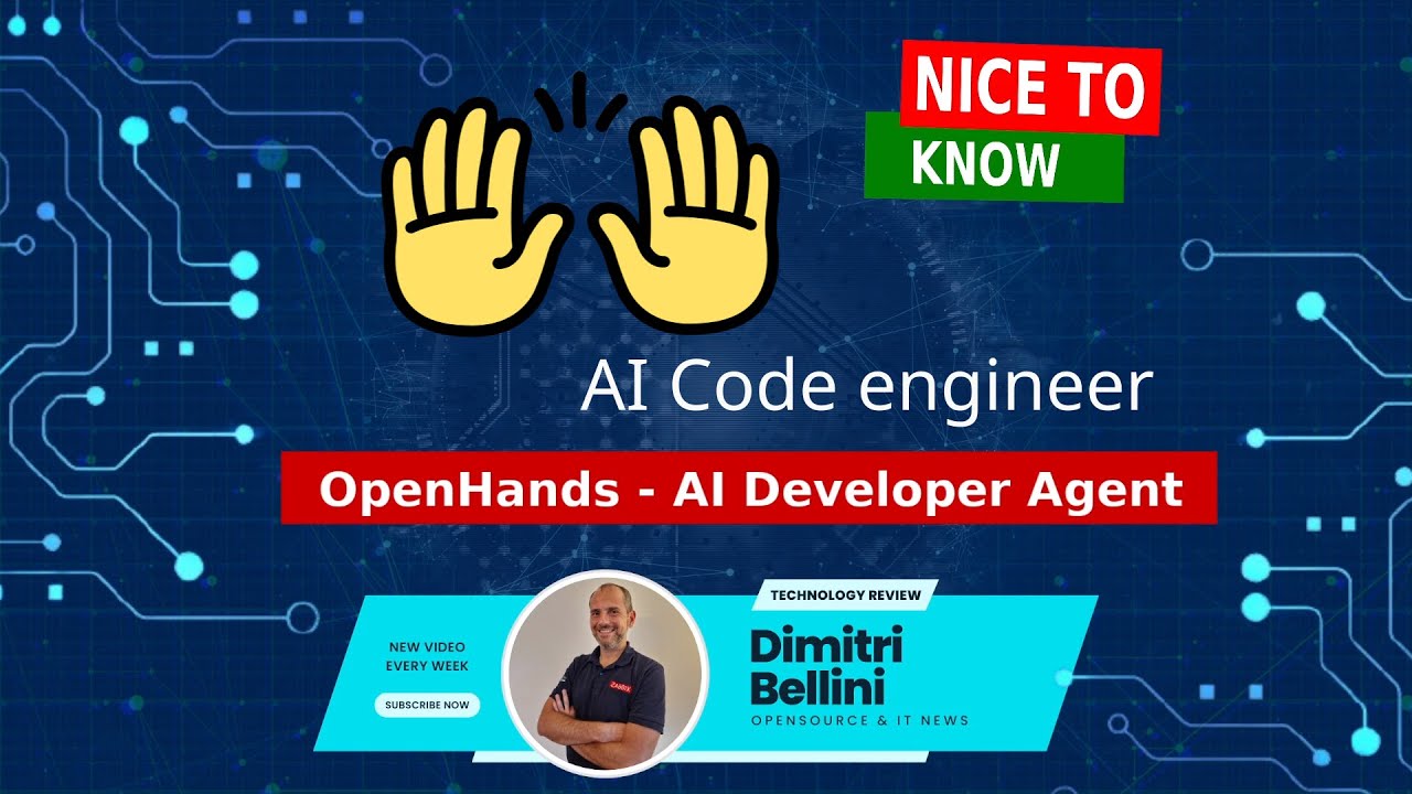 Openhands Ai Developer Agent Sub En Opensource Ai Youtube