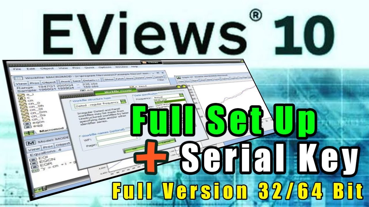 Install Software Eviews 10 Youtube