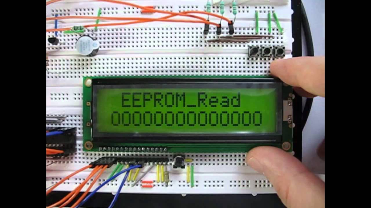 Lesson Nr 19 Using Internal Eeprom Memory Wmv Youtube
