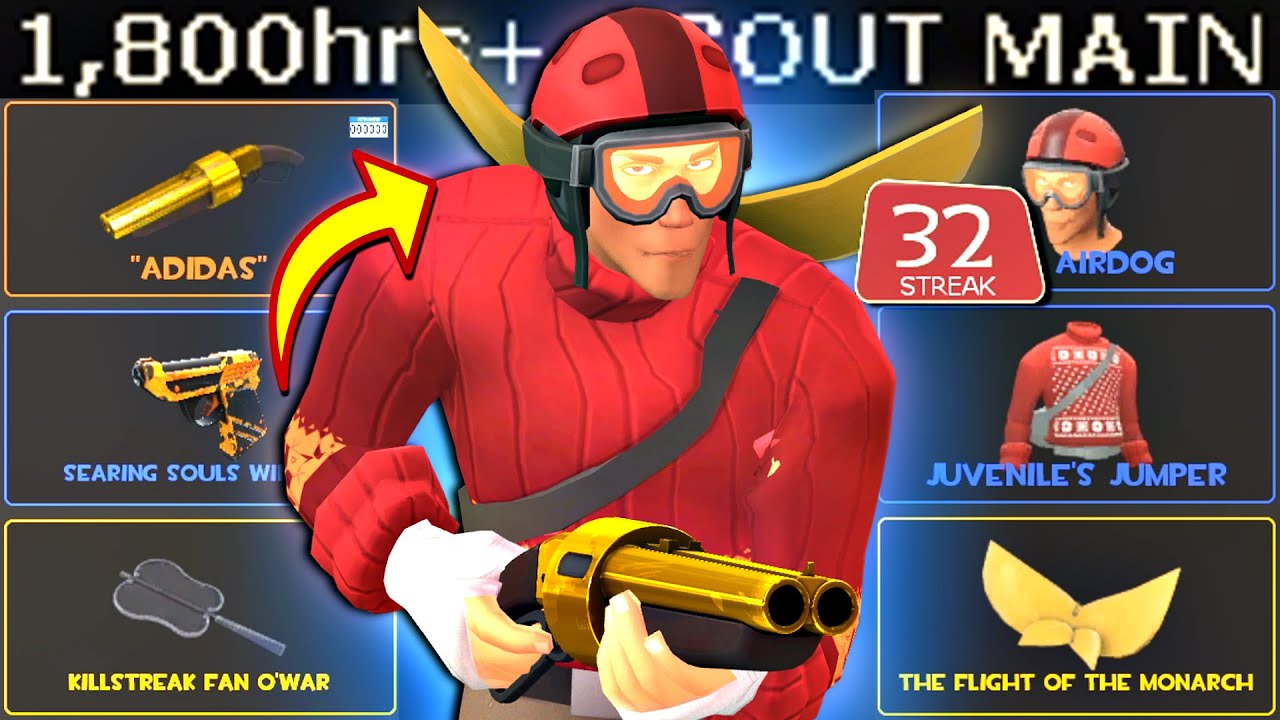 The Clean Scoutрџ ё1800 Hours Experience Tf2 Gameplay Youtube