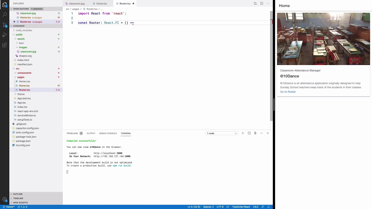 Adding A New Ionic React Page Youtube