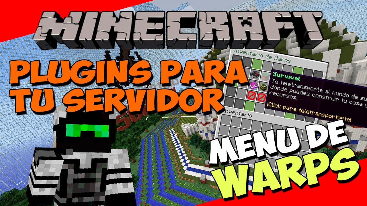 Plugins Para Tu Servidor De Minecraft Menu De Warps Teletransportes