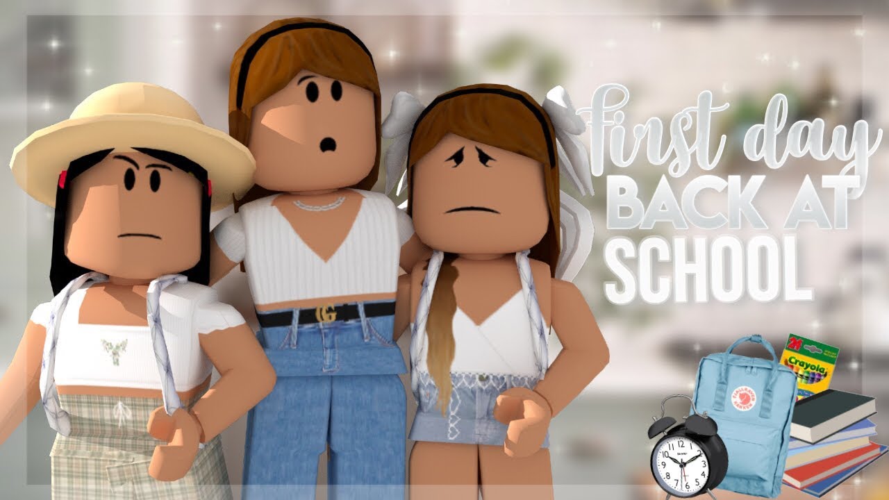First Day Back At School Roblox Bloxburg Roleplay Youtube