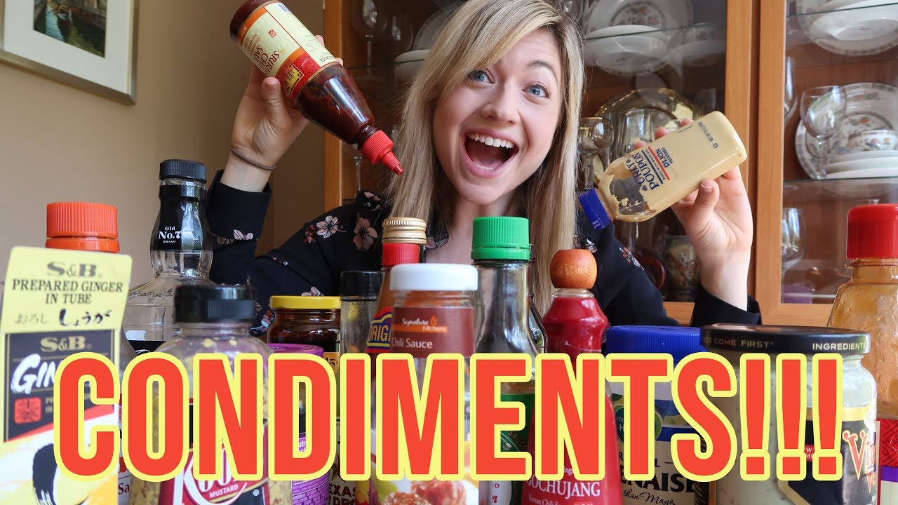 24 Condiments For 24k Subscribers Condiment Challenge Gross
