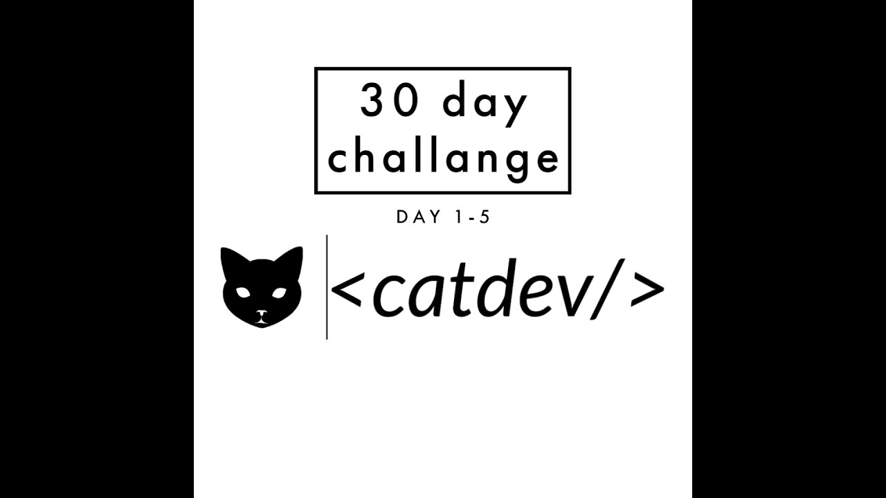 Html Css 30 Day Challenge Day 1 5 Youtube