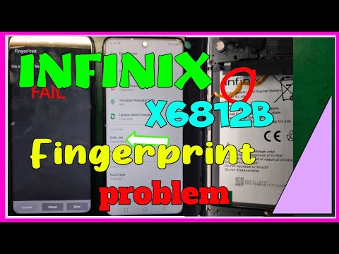 Infinix X6812b Finger Print Problem Youtube