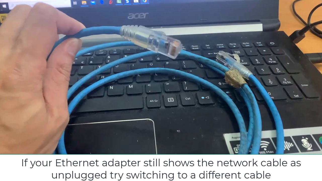 How To Fix Ethernet Not Working In Windows 10 Youtube
