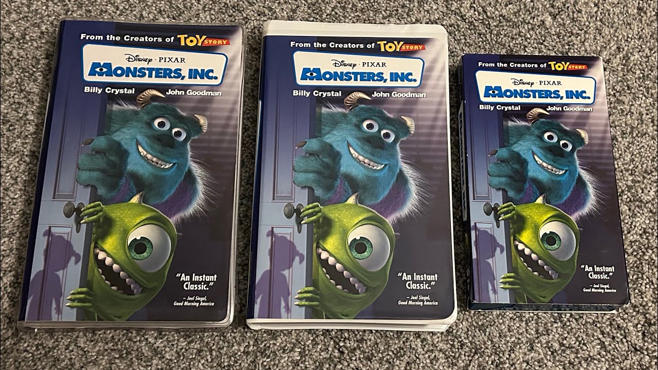 Monsters Inc 2001 Vhs Overview 2025 Edition Youtube