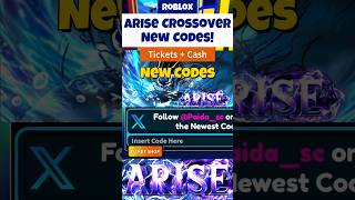 New Arise Crossover Codes New Codes For Arise Crossover Roblox 2025 ...