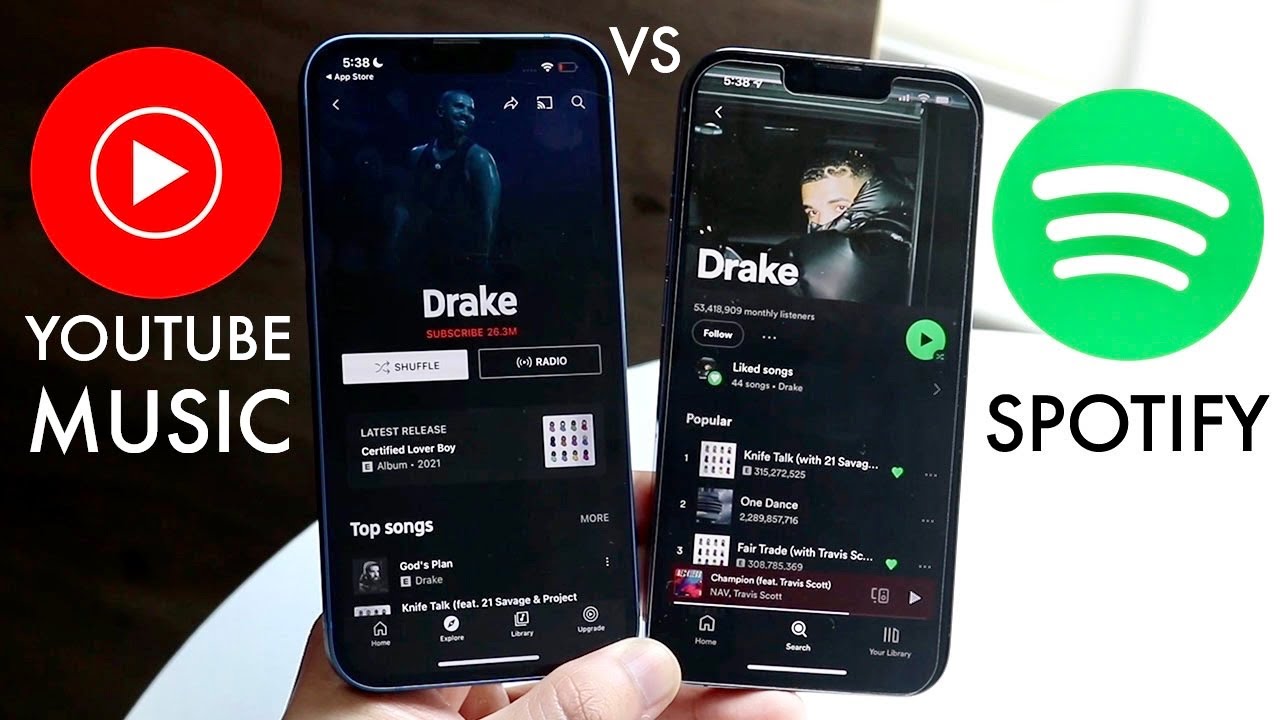 Music Vs Spotify Which Is The Better Streaming Youtube Music