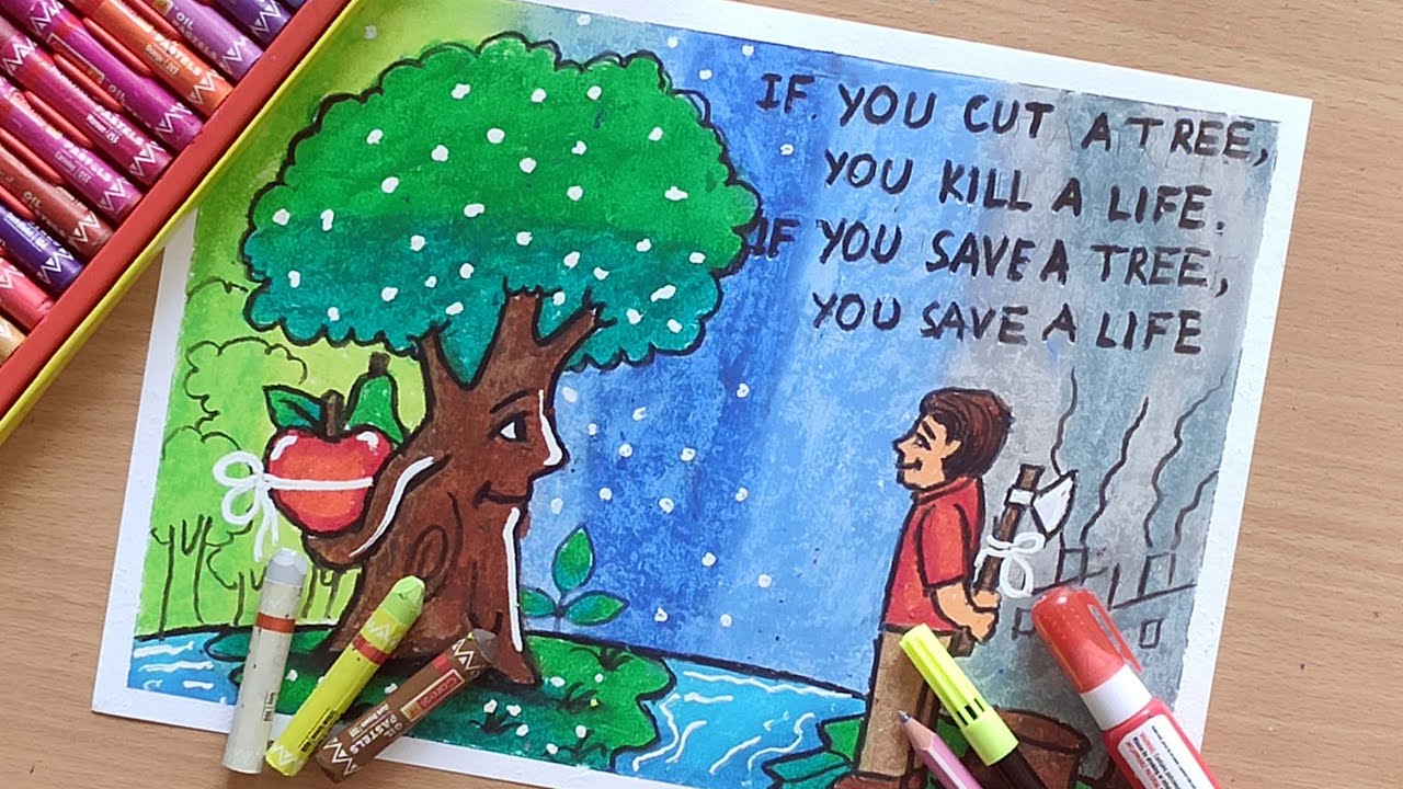 Save Trees Poster Making Compeions For Students Infoupdate Org