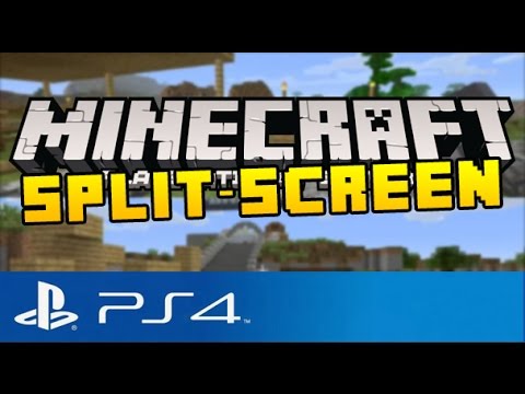 Minecraft Ps4 Split Screen How To Co Op Split Screen Tutorial On