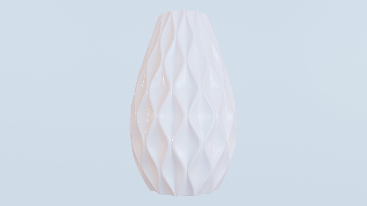 3ds Max Modeling Tutorial Ceramic Wave Vase Youtube