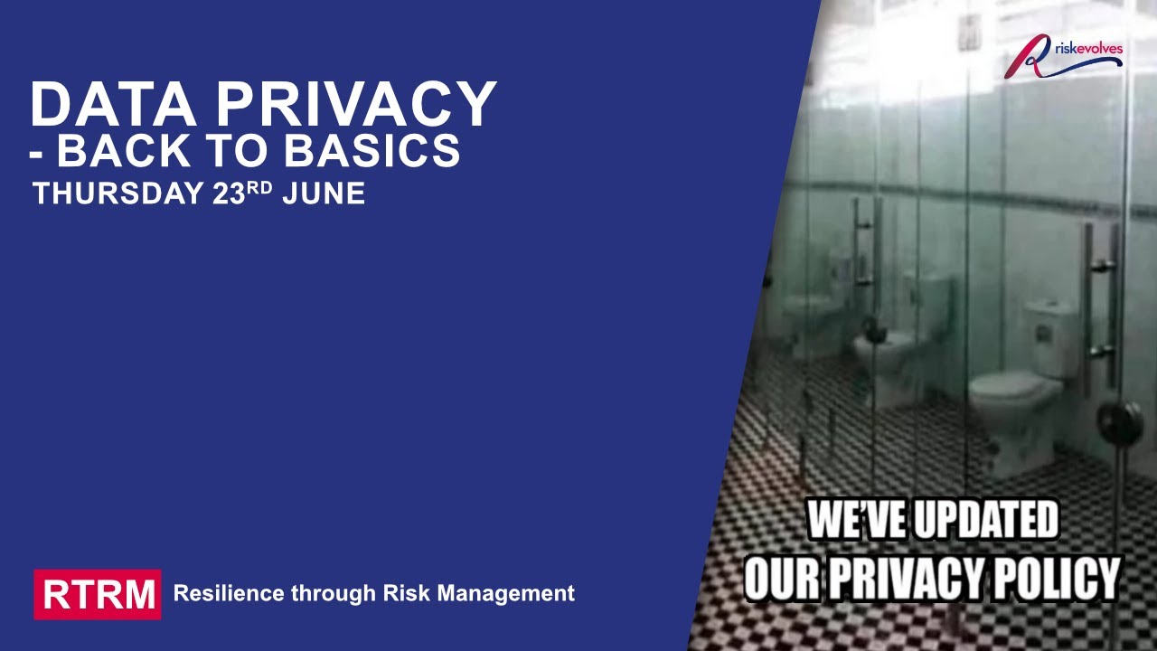 Data Privacy Back To Basics Youtube