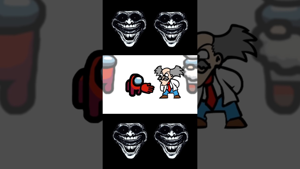 Mini Crewmate Kills 6 Mega Man Characters Among Us Youtube