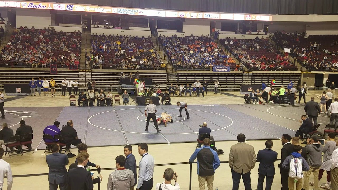 Mason Massicot 2019 La Wrestling State Finals 160 Lbs Youtube