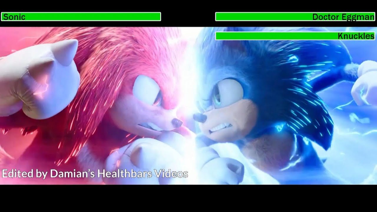Sonic The Hedgehog Vs Knuckles The Echidna Second Fight With