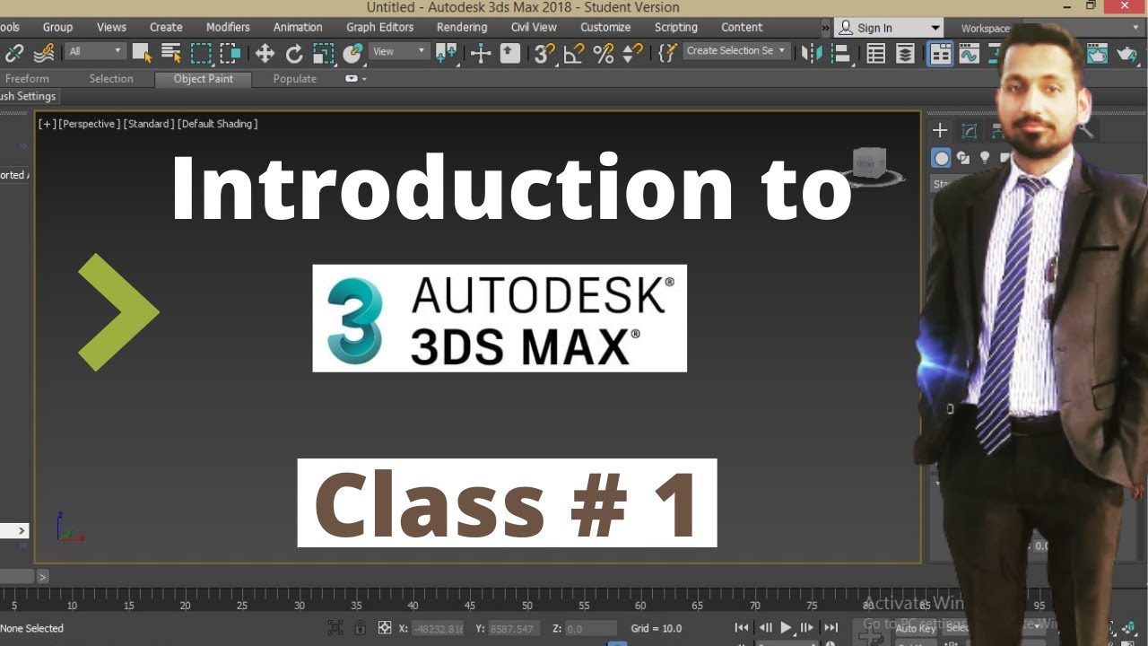 Learn 3d Max Class 1 Introduction To 3d Max 3d Max Tutorials 2021