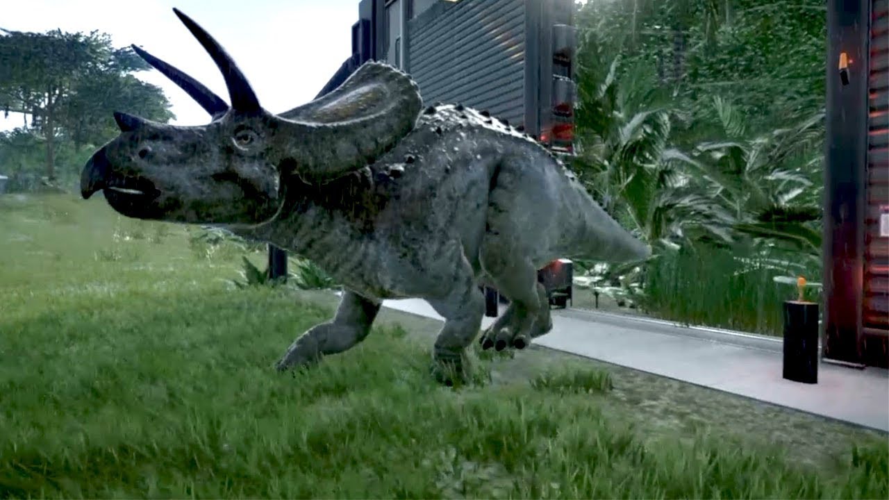 Torosaurus Jurassic World Evolution 2018 Youtube