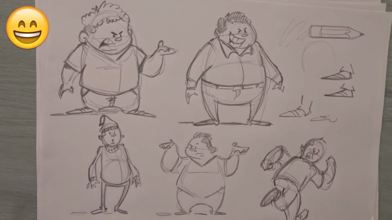 How To Design A Cartoon Character With Body Character Design Tutorial