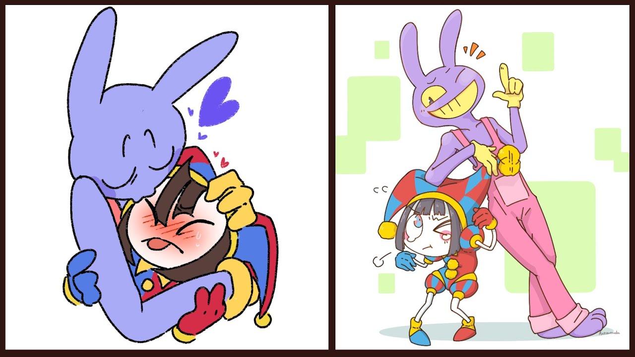Pomni X Jax Is Adorable The Amazing Digital Circus Comic Dub Youtube