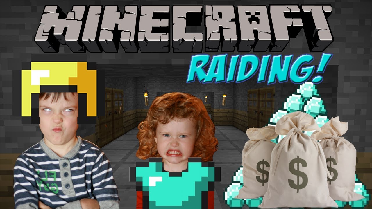 Minecraft Raiding S1 Raiding Rich Bases Youtube