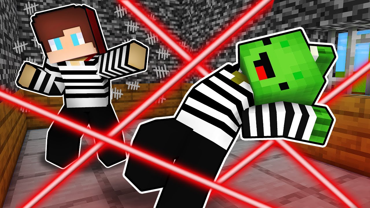 Mikey And Jj Escape Security Prison In Minecraft Hard Mode Maizen