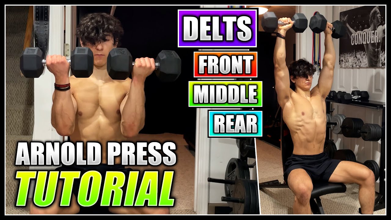 How To Do The Seated Dumbbell Arnold Press 2 Minute Tutorial Youtube