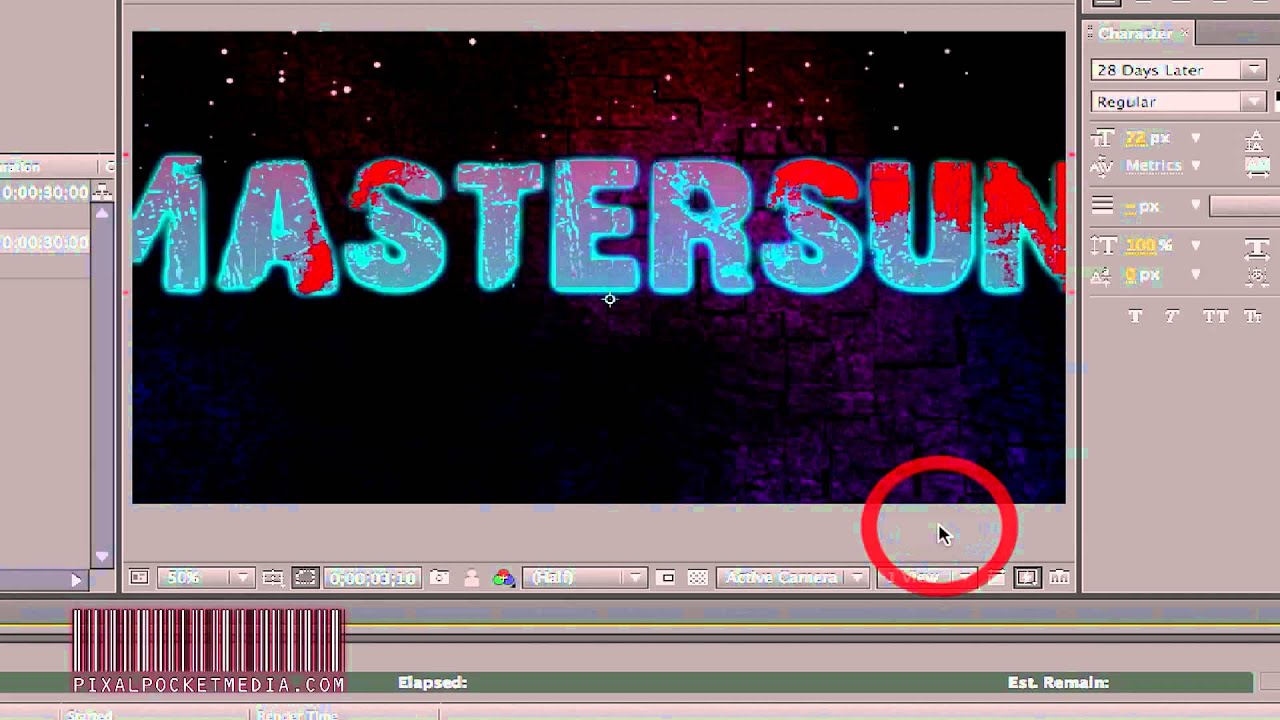 After Effects Tutorial How To Render Youtube
