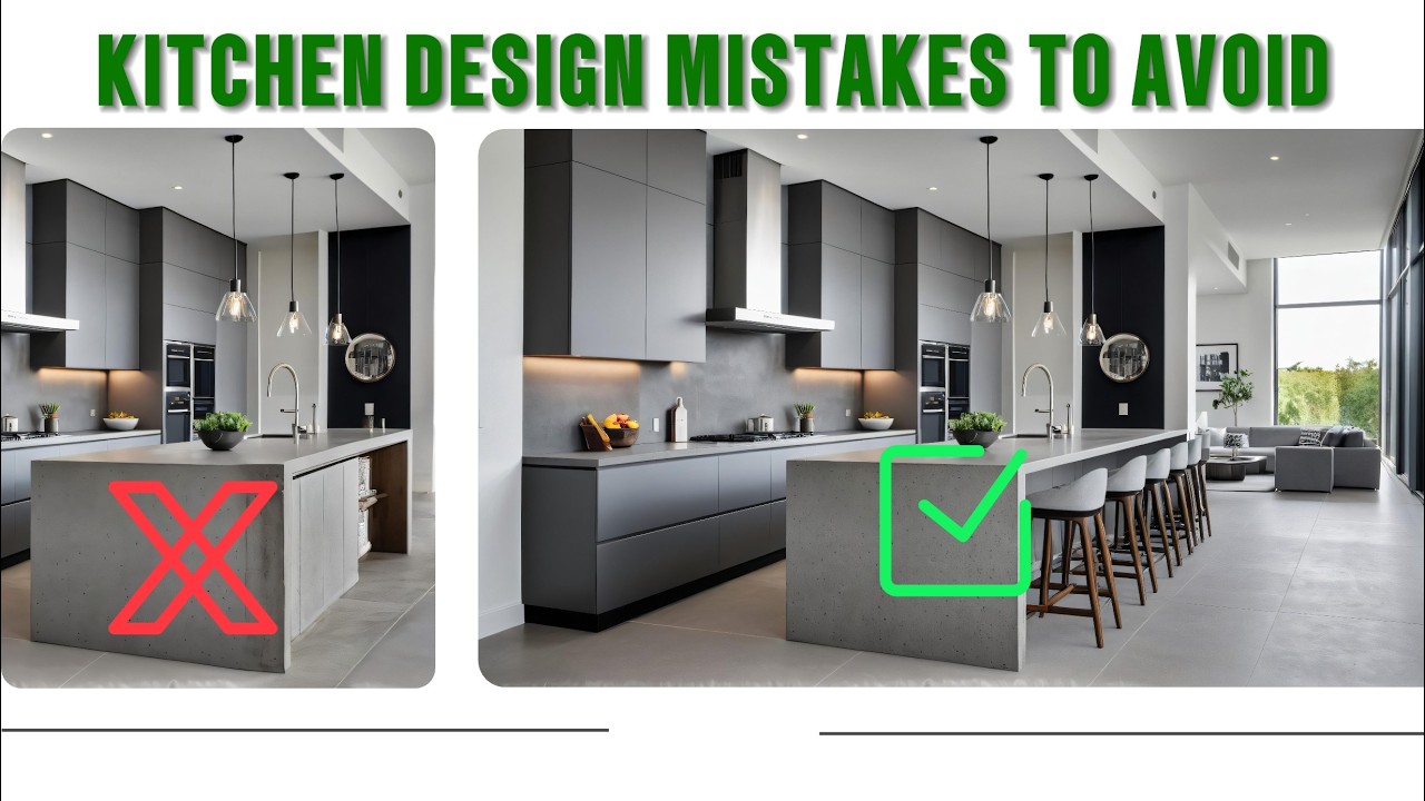 Most Common Kitchen Design Mistakes How To Avoid Them Youtube