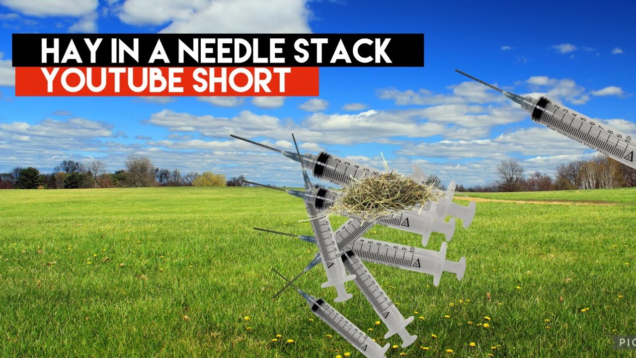 Hay In A Needle Stack Short Youtube