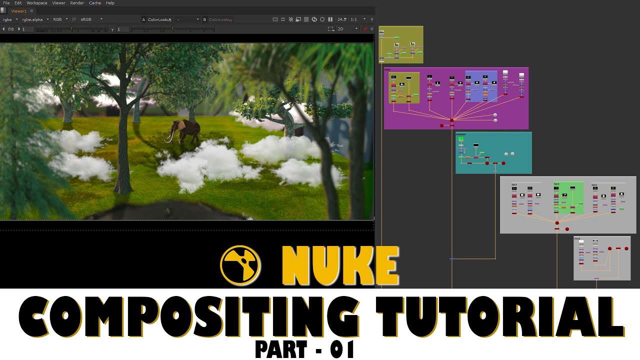 Nuke Tutorial Nuke Compositing Tutorial Part 01 Youtube