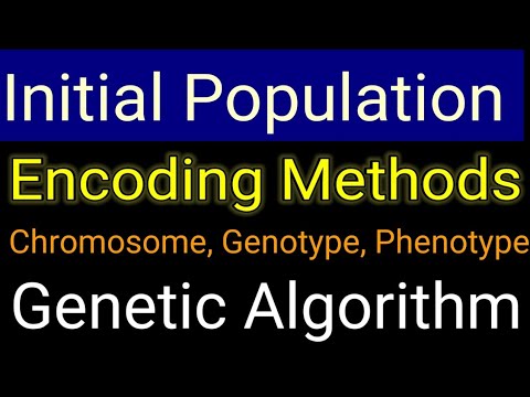 Initial Population Initialization Encoding Methods Chromosome
