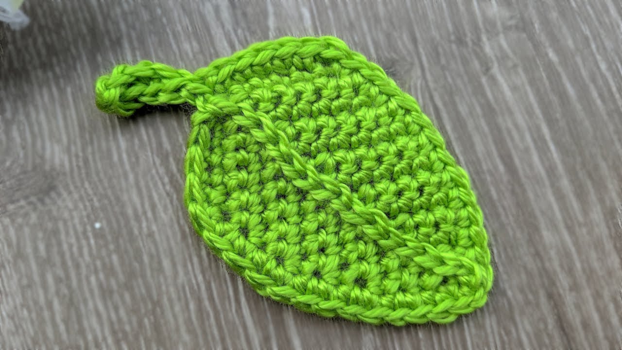 Crochet Autumn Fall Leaf Tutorial Youtube