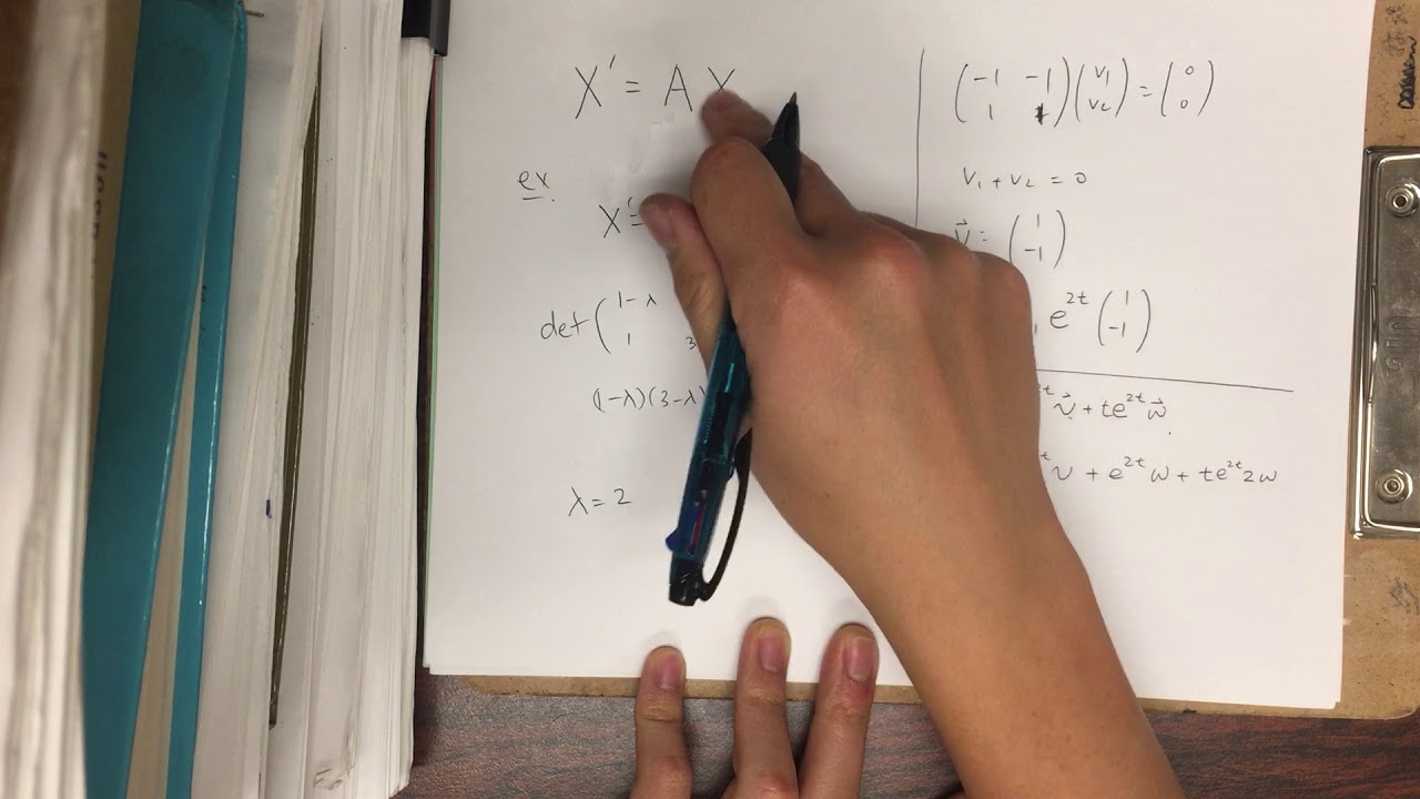 Repeated Eigenvalues Youtube