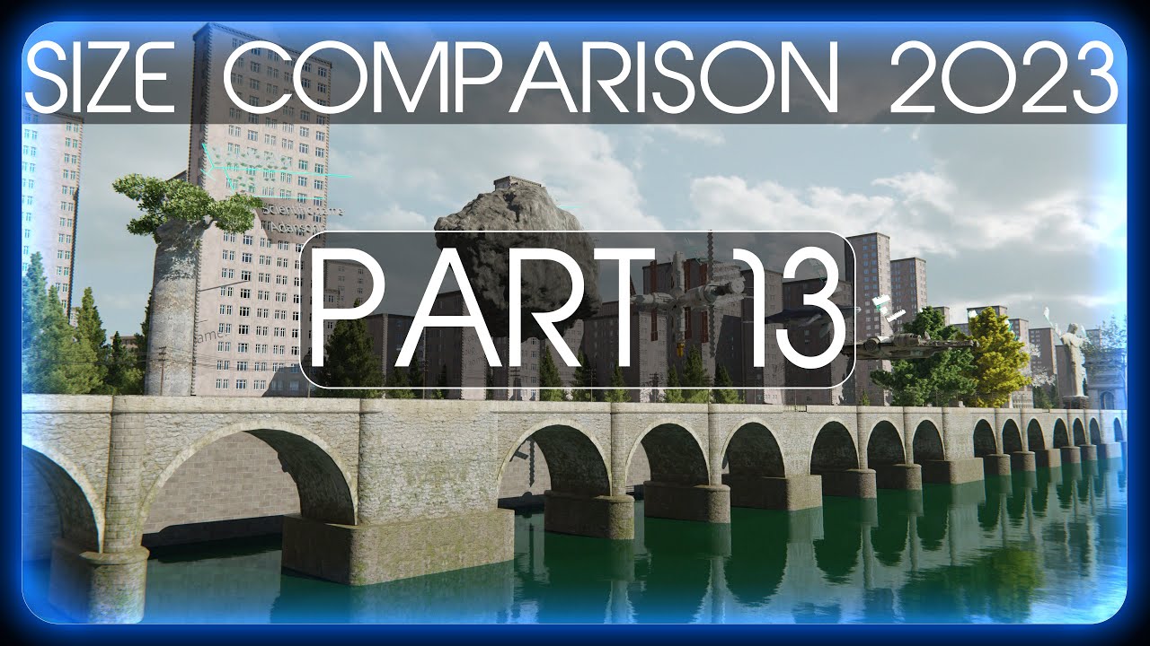 Absolute Size Comparison 2023 Part 13 4k 60fps 3d Youtube