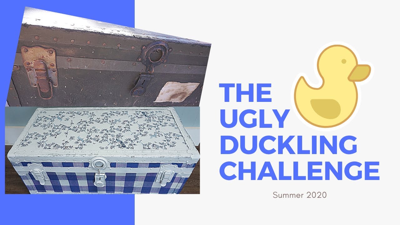 Ugly Duckling Challenge Upcycled Antique Trunk Youtube