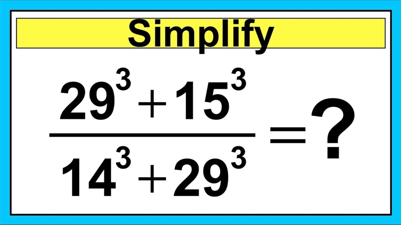 Nice Exponent Math Simplification Youtube
