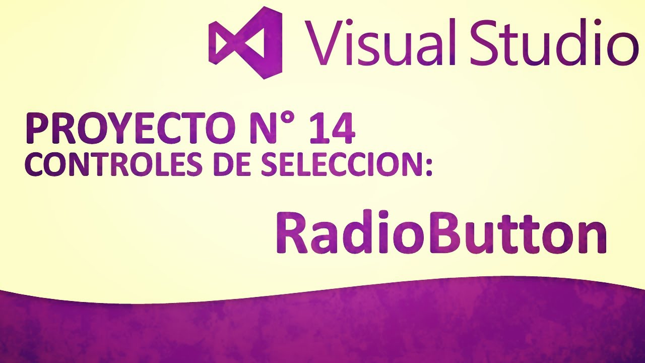 Visual Basic Net Parte 14 Radiobutton Youtube