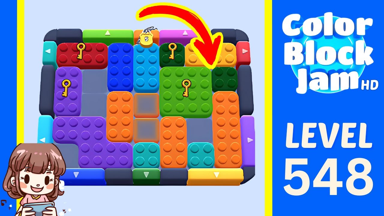 Color Block Jam Level 548 Solution Walkthrough Youtube