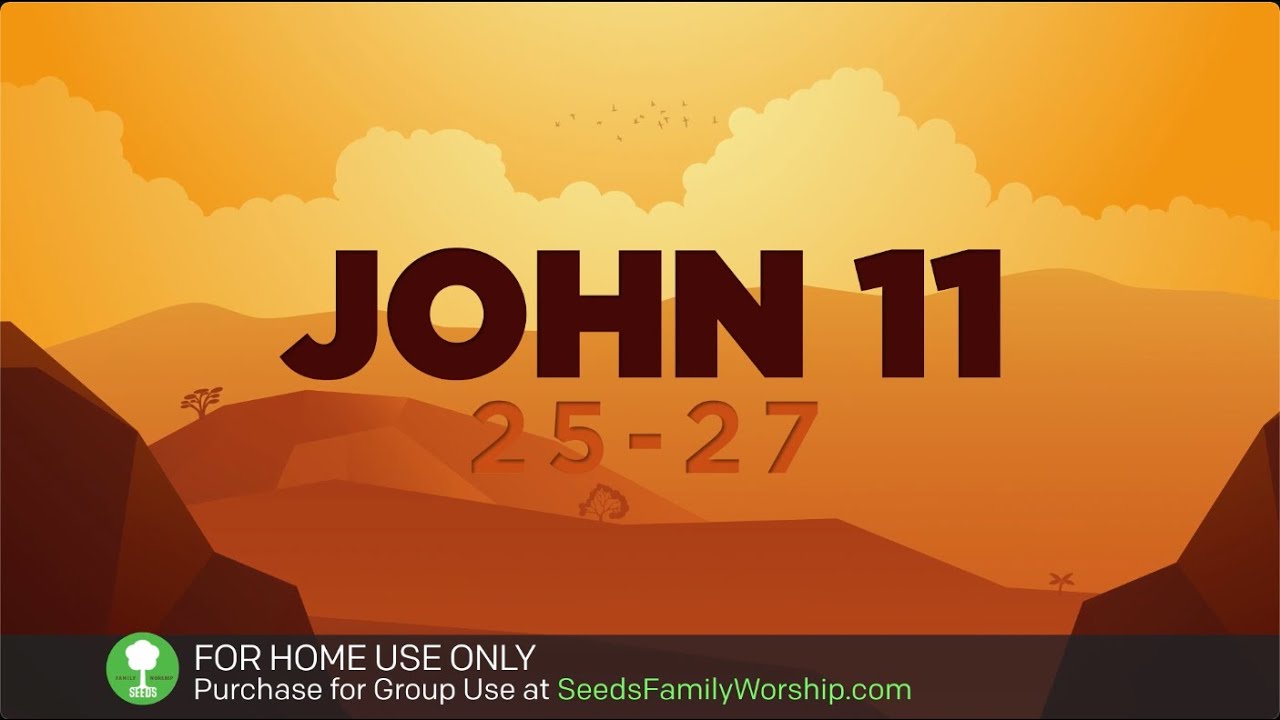 John 11 25 27 The Resurrection Youtube