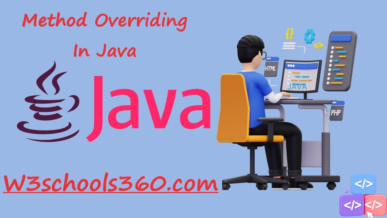 Method Overriding In Java W3schools Youtube