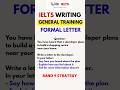 Ielts Writing Task 1 Template Template For Formal Letter Type Shorts