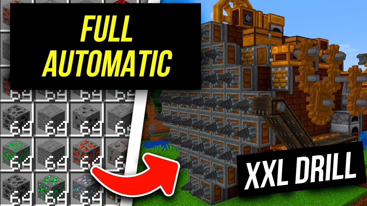 Create Mod Automated Drill 1 16 5 1 18 2 Minecraft Java Edition