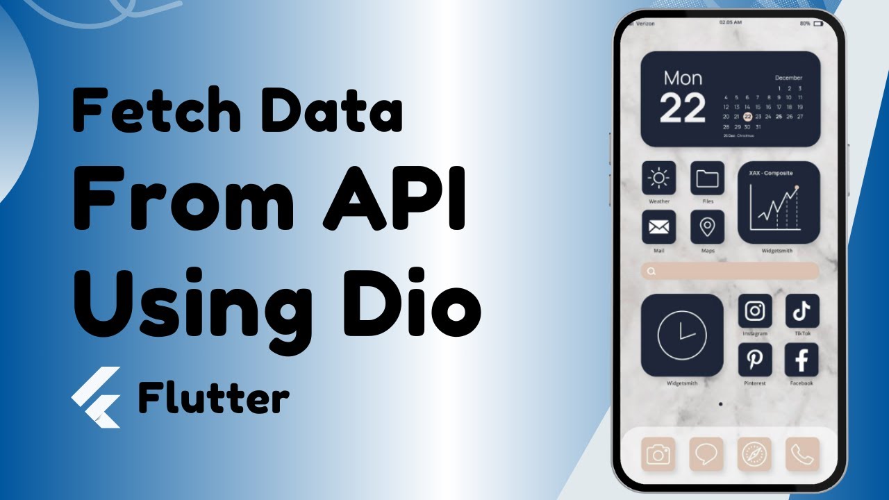 Flutter Dio Tutorial Fetch Data From Api Youtube
