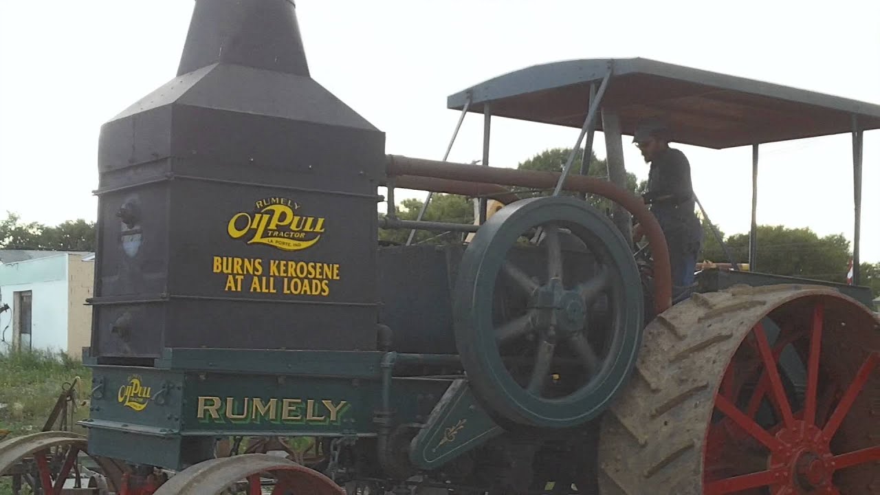 1912 Rumely 30 60 E Startup Youtube