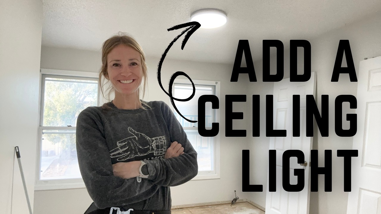 Adding Ceiling Lights From Light Switch Controlled Outlet With Attic