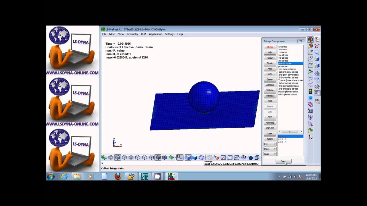 Ls Dyna Tutorial Part 3 Youtube